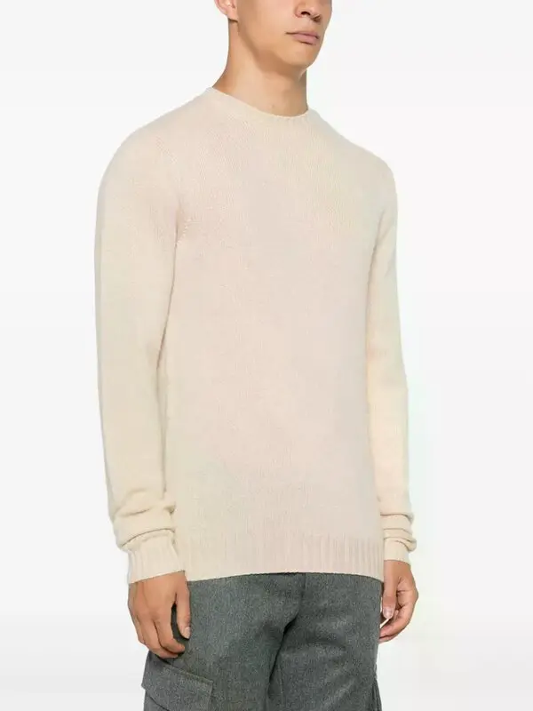 DRUMOHR Cashmere Crew Neck Jumper - Neutrals
