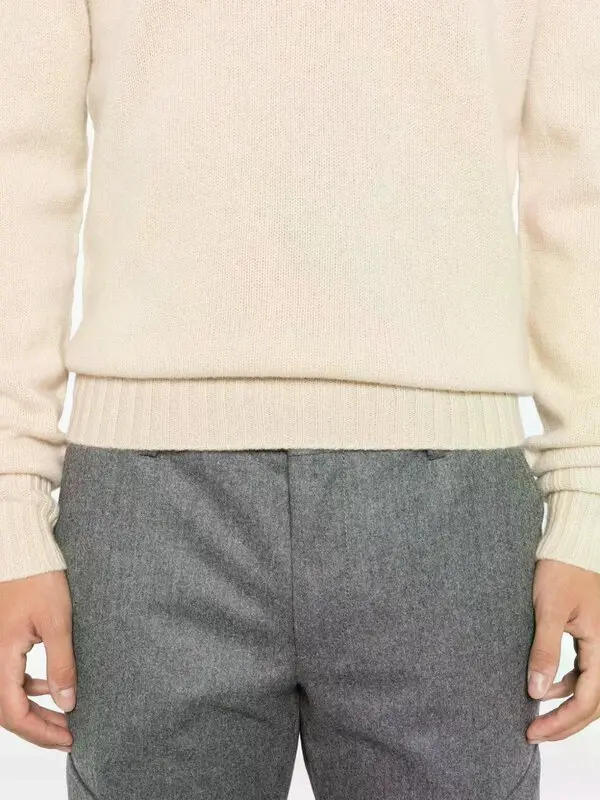 DRUMOHR Cashmere Crew Neck Jumper - Neutrals