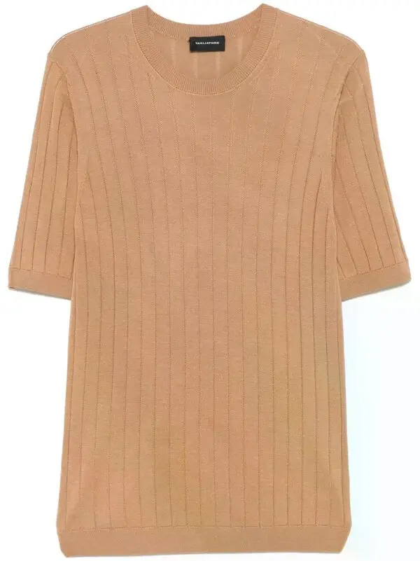 Tagliatore Ribbed-knit T-shirt