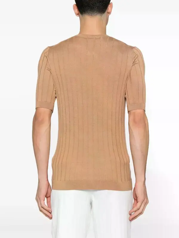 Tagliatore Ribbed-knit T-shirt