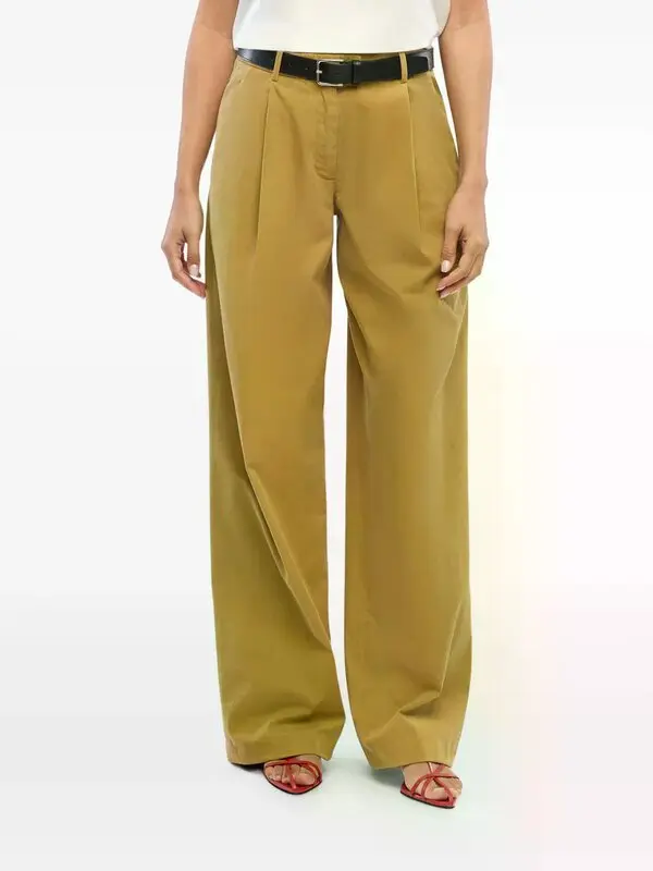 Another Tomorrow Pleat-detailing Trousers