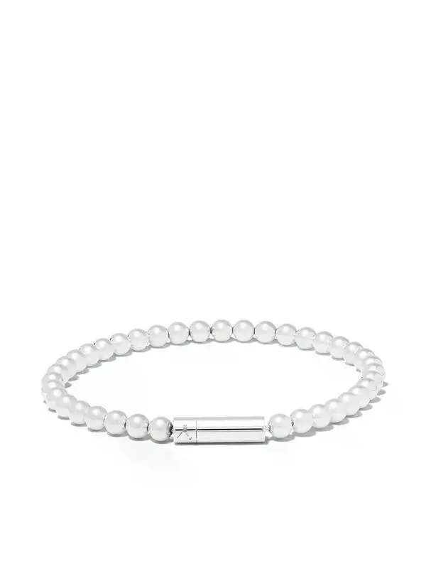 Le Gramme Le 25 Beaded Bracelet - Silver