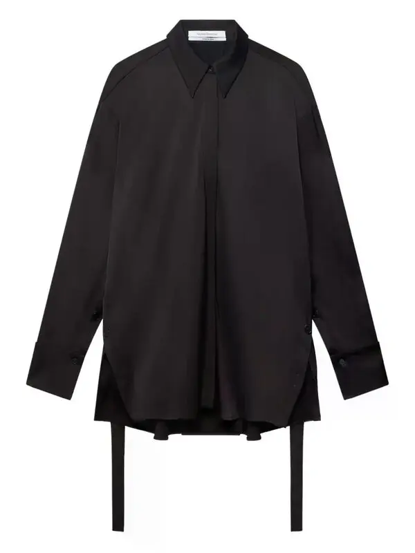 Another Tomorrow Button-detail Shirt