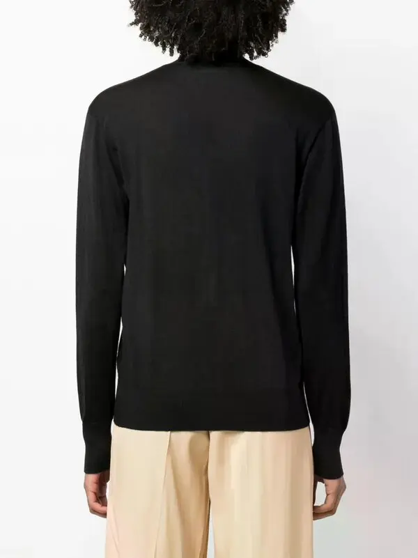 JIL SANDER Fine-knit V-neck Cardigan