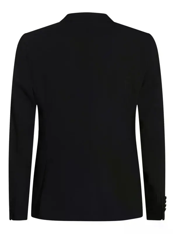 Emporio Armani Satin-trim Suit - Black