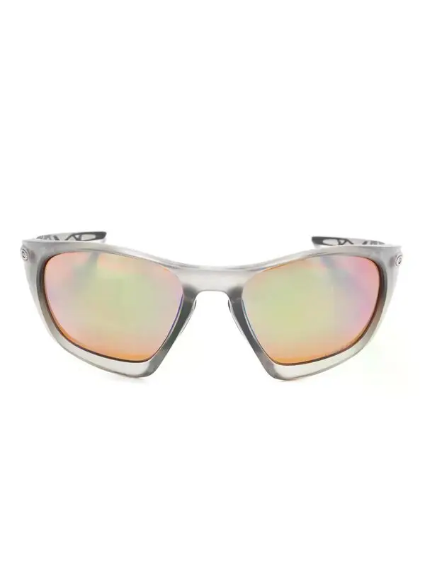 Oakley Lateralis Geometric-frame Sunglasses - Grey