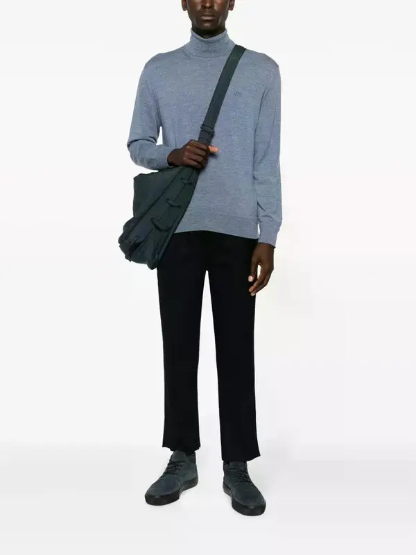 Etro Pegaso-embroidered Roll-neck Jumper