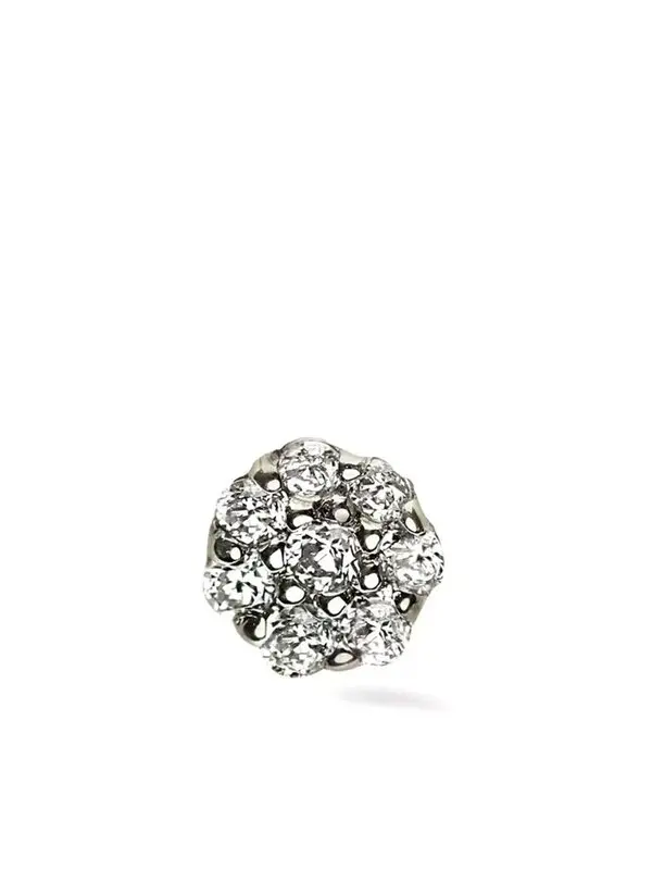 LARK & BERRY 14kt White Gold Diamond Single Stud Earring