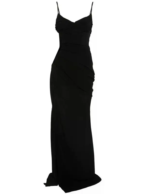 MUGLER Illusion Cut-out Gown