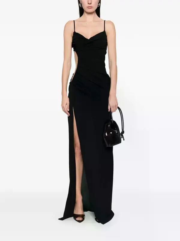 MUGLER Illusion Cut-out Gown