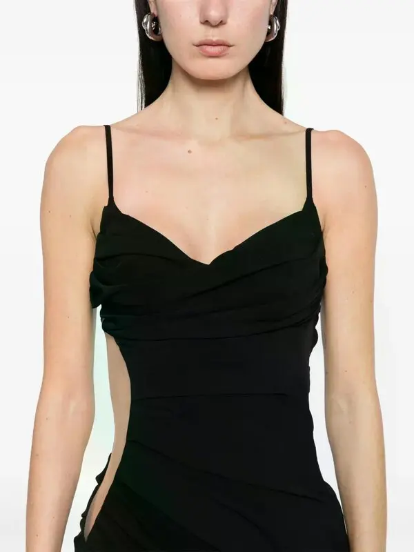MUGLER Illusion Cut-out Gown