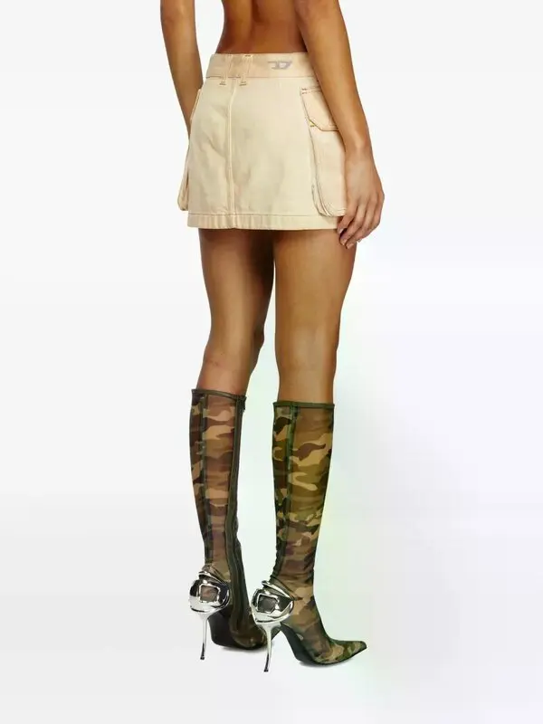DIESEL® De-ton Denim Skirt - Neutrals