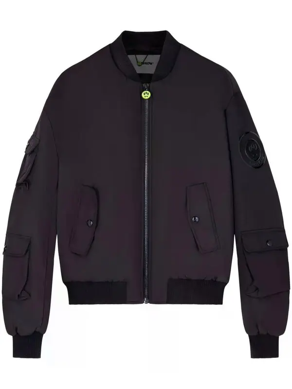 BARROW Logo-appliqué Bomber Jacket