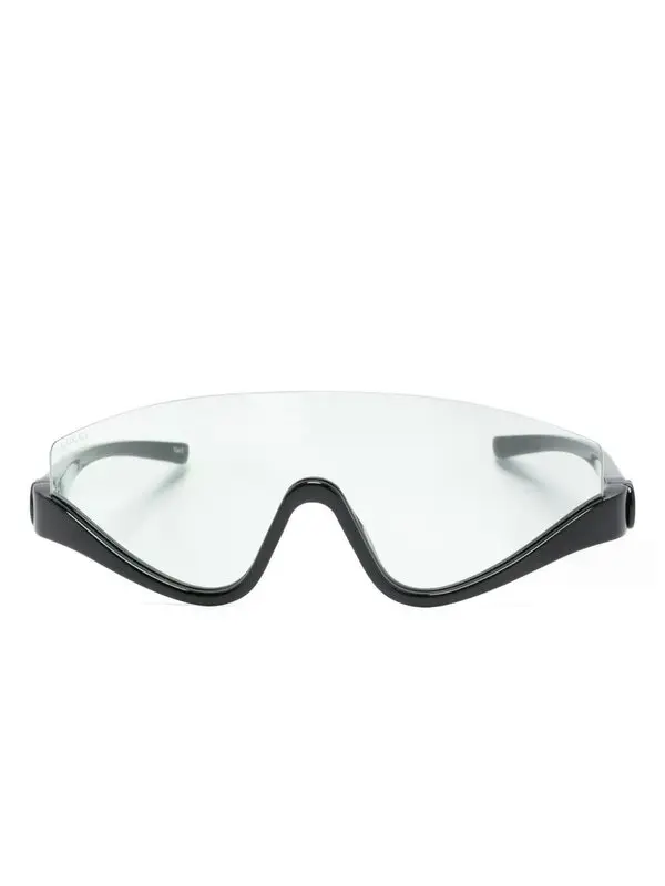 Gucci Shield-frame Sunglasses - Black