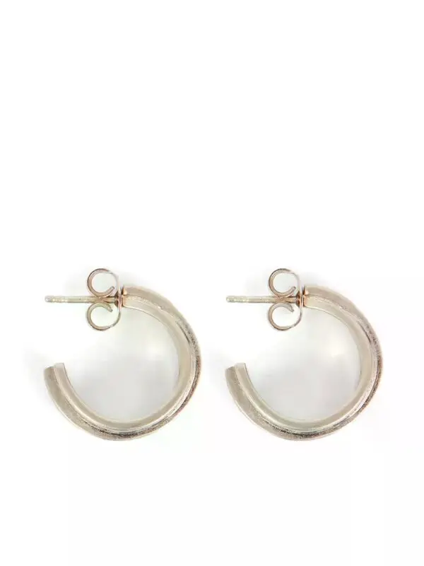 MAISON MARGIELA Triple Number-motif Earrings - Silver