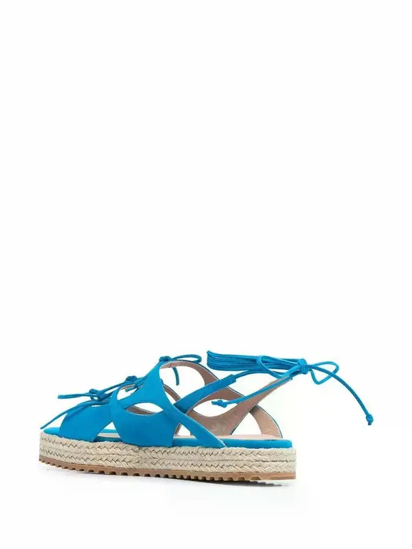 SCAROSSO Sweet Lace Platform Sandals