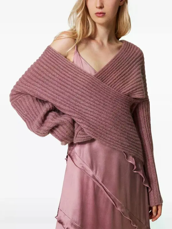 TWINSET Ribbed-knit Jumper