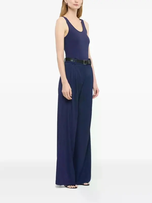Another Tomorrow Scoop-neck Tank Top