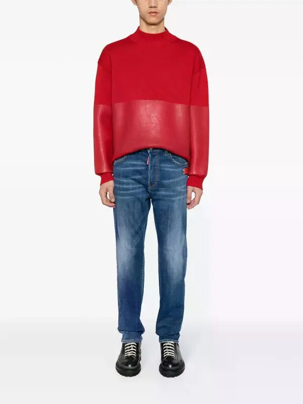 Dsquared2 Slim-cut Jeans With Logo Plaque
