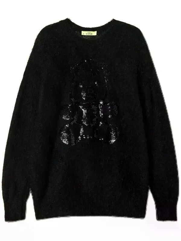 TWINSET Knitted Jumper With Sequin Embellishments