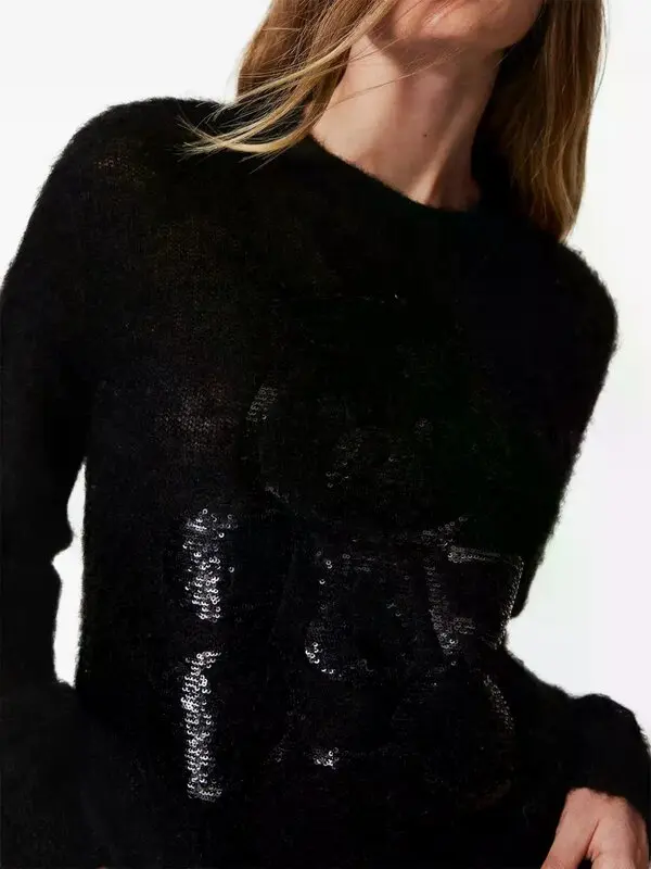 TWINSET Knitted Jumper With Sequin Embellishments