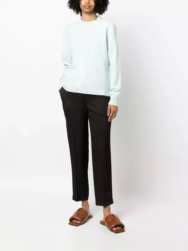 JIL SANDER Cropped Twill Trousers