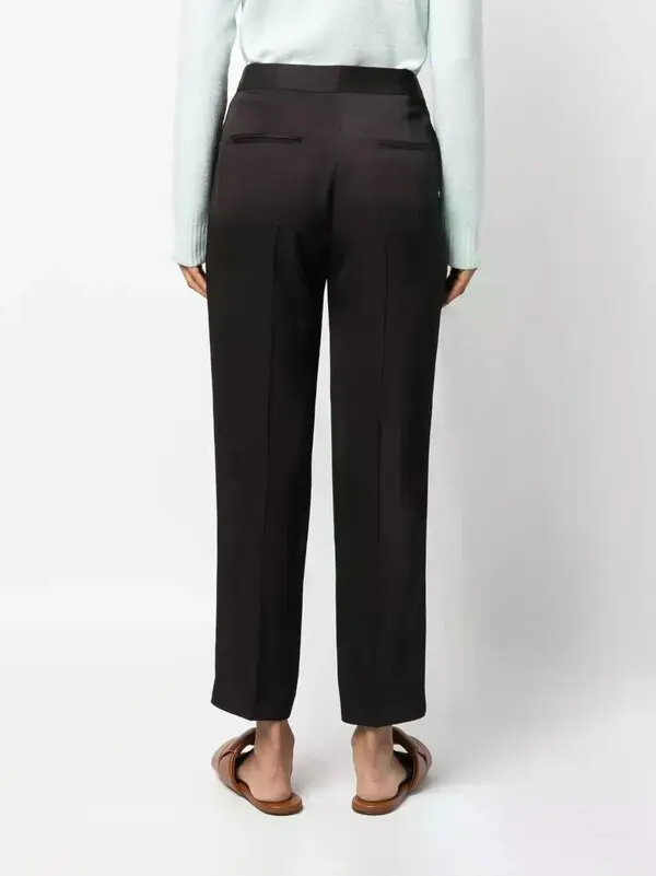 JIL SANDER Cropped Twill Trousers