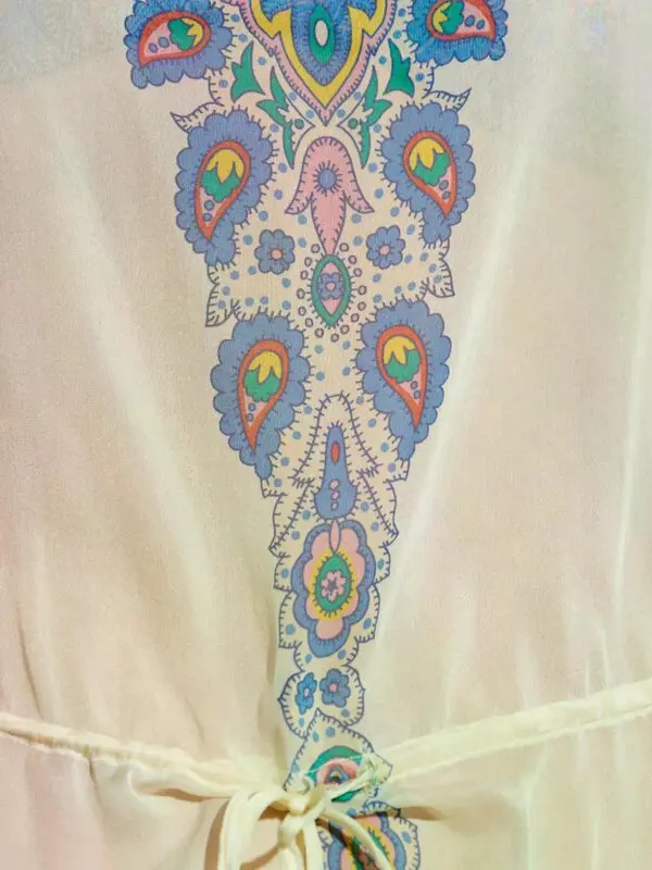 Etro Printed Silk Kaftan