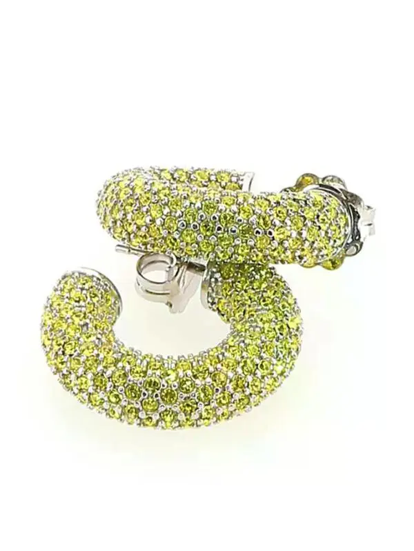 Amina Muaddi Mini Cameron Hoop Earrings