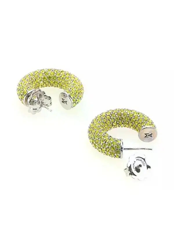 Amina Muaddi Mini Cameron Hoop Earrings