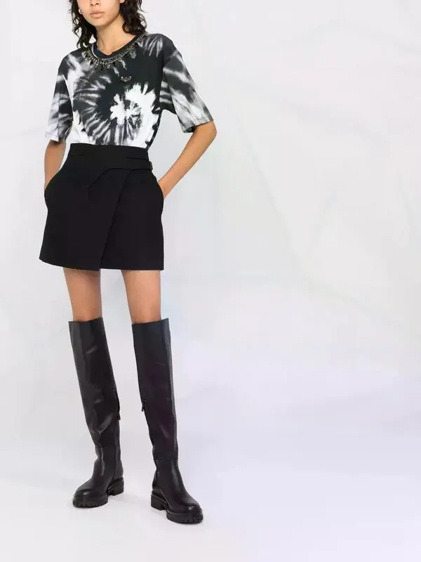 Philipp Plein Tie-dye Print Cotton T-shirt