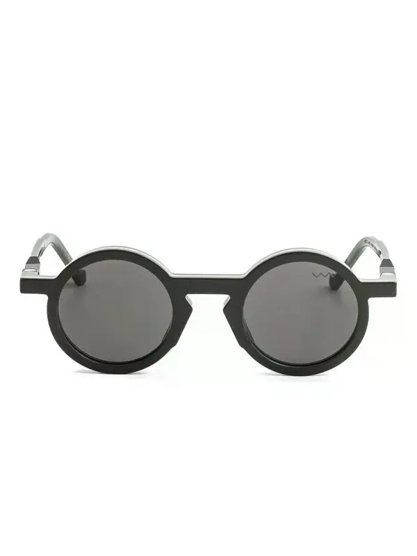 VAVA EYEWEAR Round-frame Sunglasses With Protective Case - Grey