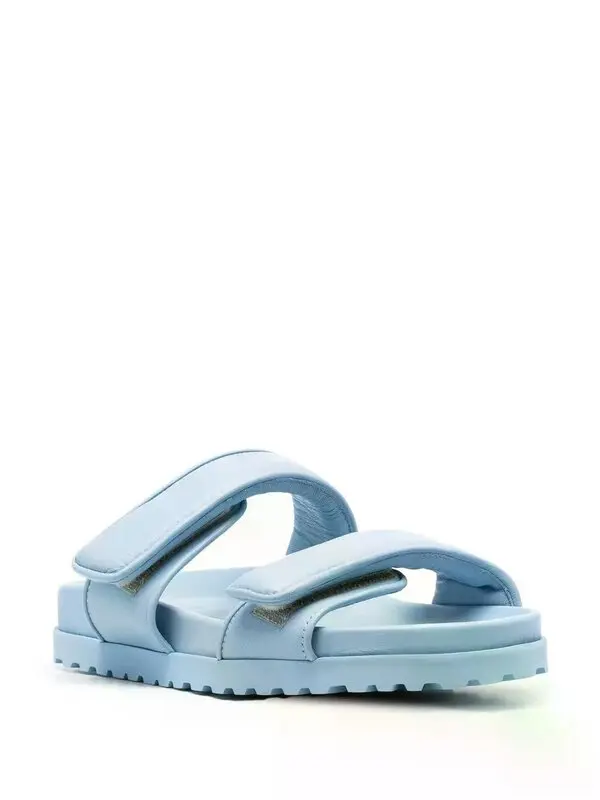 GIABORGHINI Side Touch-strap Fastening Sandals - Blue