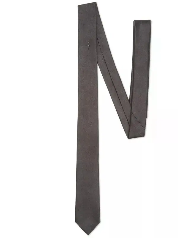 Dsquared2 Lambskin Leather Tie - Black