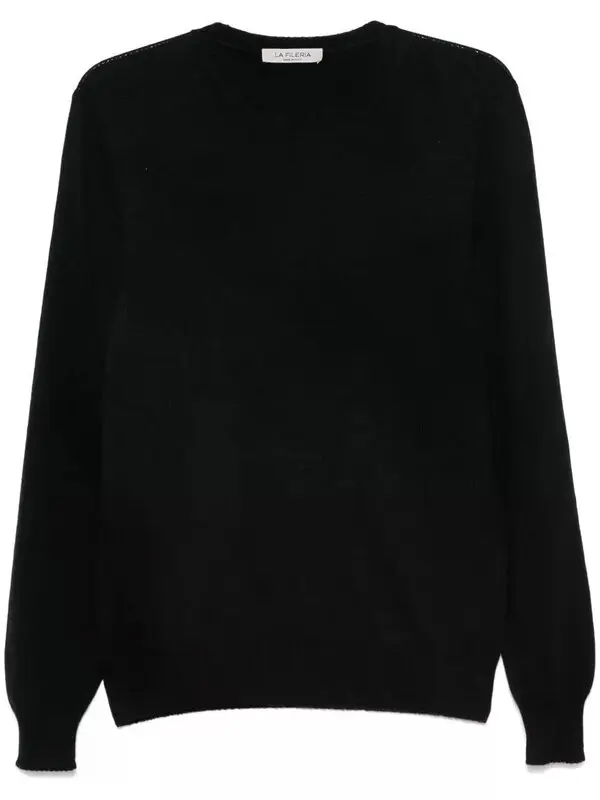 FILERIA Virgin Wool Sweater - Black