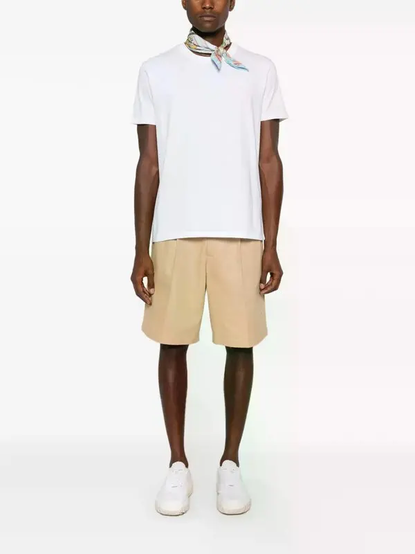 Etro Pegaso-embroidered Cotton T-shirt - White
