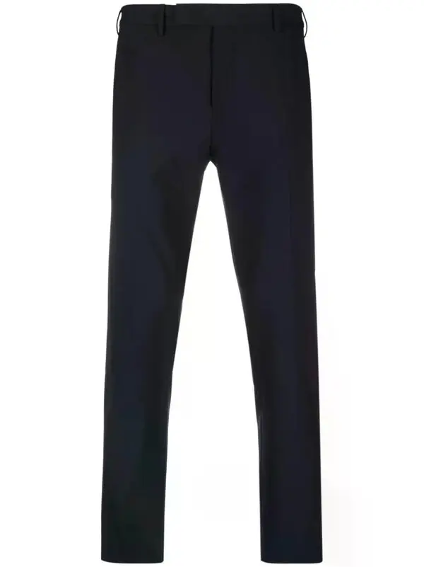PT TORINO Slim-cut Tailored Trousers - Blue