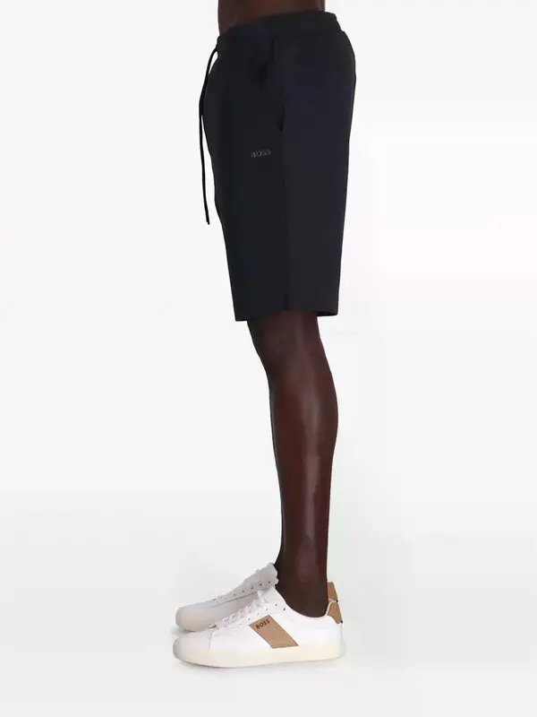 BOSS Rubberised-logo Track Shorts