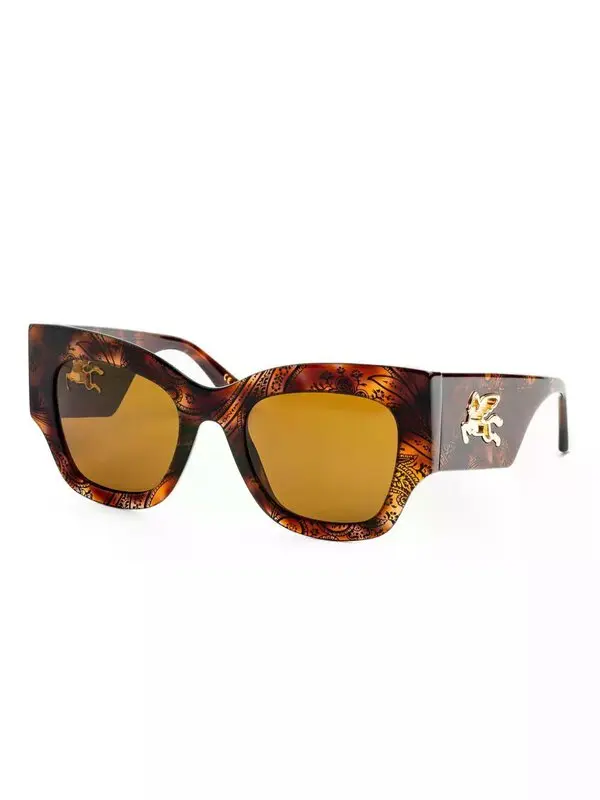 Etro Cat-eye Frame Sunglasses - Brown