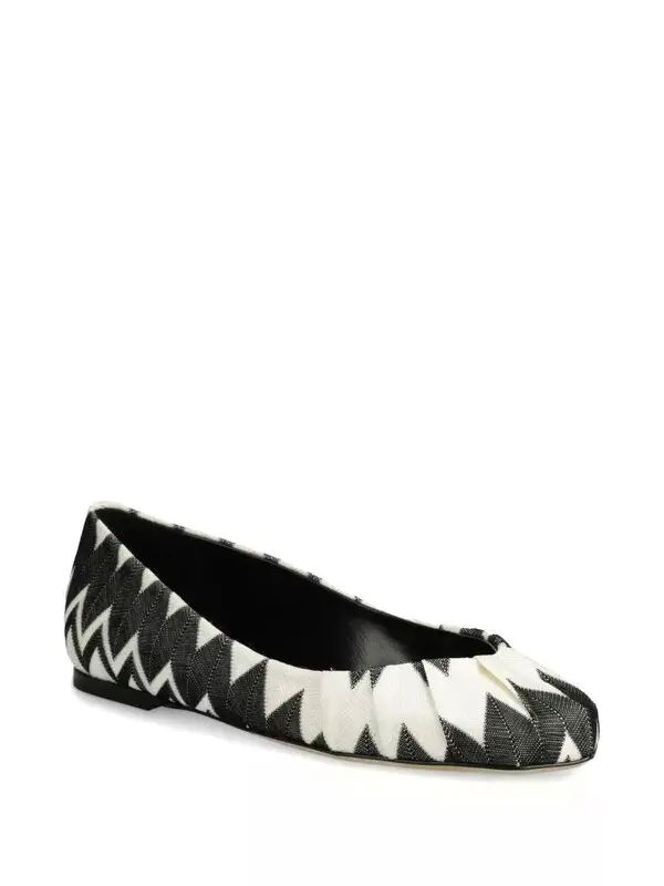 Missoni Zigzag-print Ballerinas