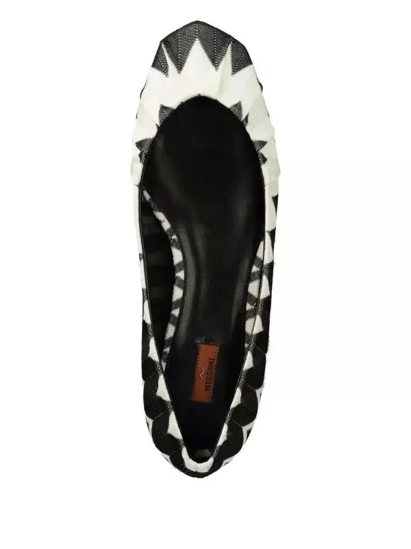 Missoni Zigzag-print Ballerinas