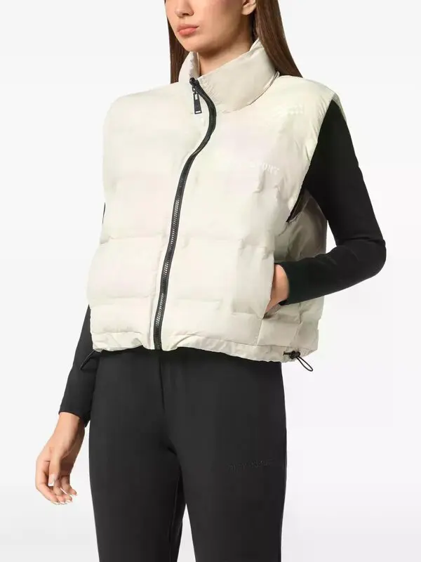 PLEIN SPORT Scratch-print Padded Vest