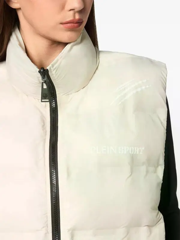 PLEIN SPORT Scratch-print Padded Vest