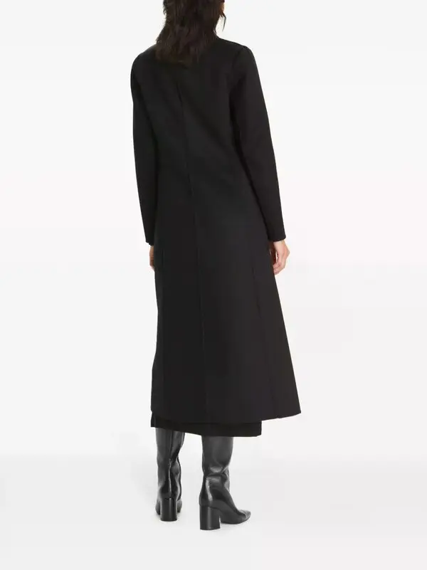 Tory Burch Brushed Wool Coat With Gold-tone Buttons