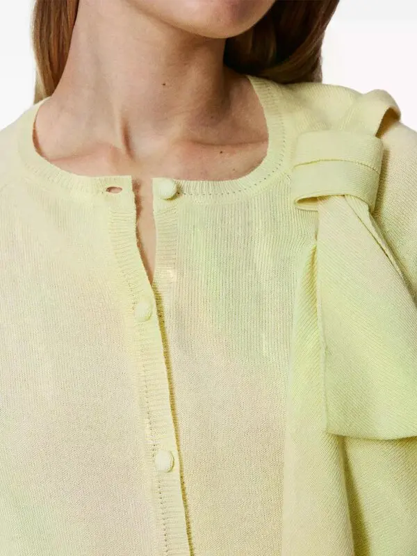 TWINSET Bow-detail Knitted Cardigan