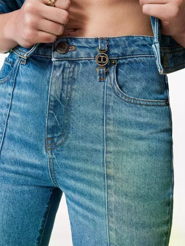 TWINSET Five-pocket Flared Jeans