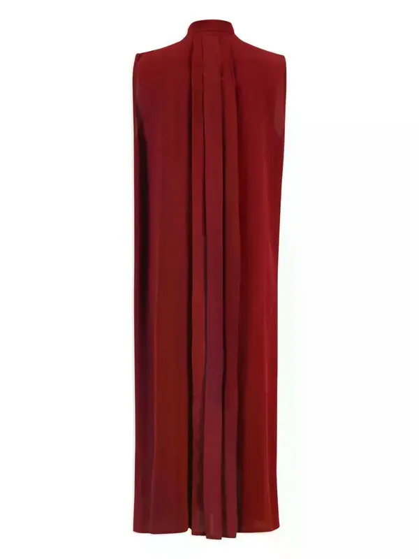 PAULA Pleated Silk Dress