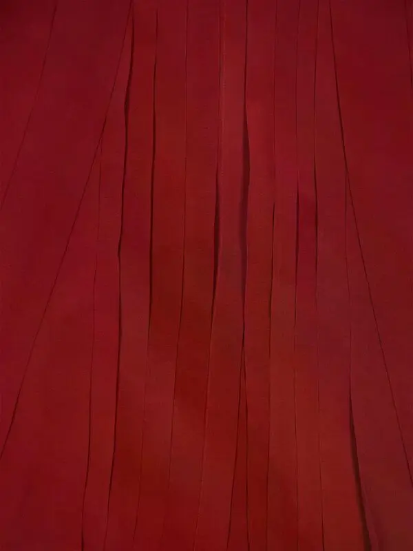PAULA Pleated Silk Dress