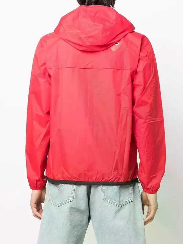 Play Comme Des Garcon X K-way Zip Hooded Jacket