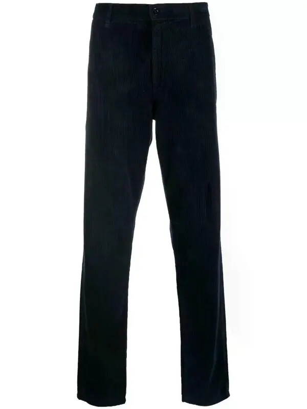 Aspesi Straight-leg Corduroy Trousers - Blue